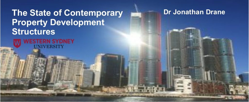 The State of Contemporary Property Development Structures - The City ...